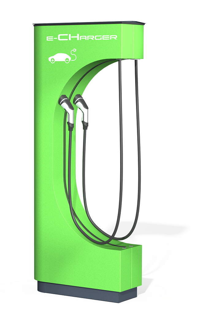 Ladestation für ein sicheres Laden im Aussenraum
